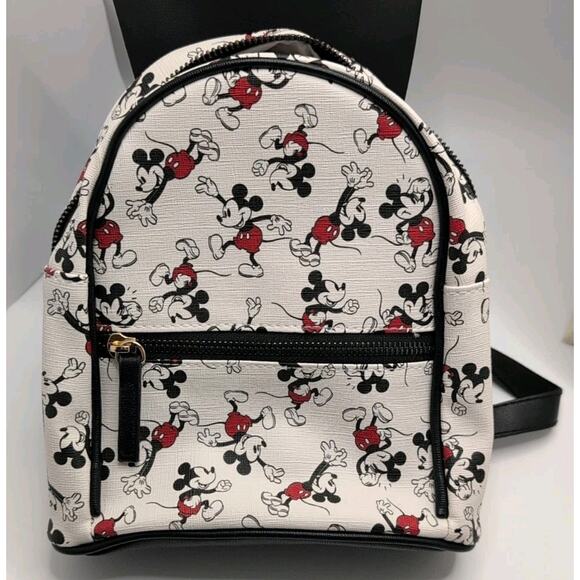 Disney | Bags | Disney Bioworld Mickey Mouse Mini Backpack All Over ...